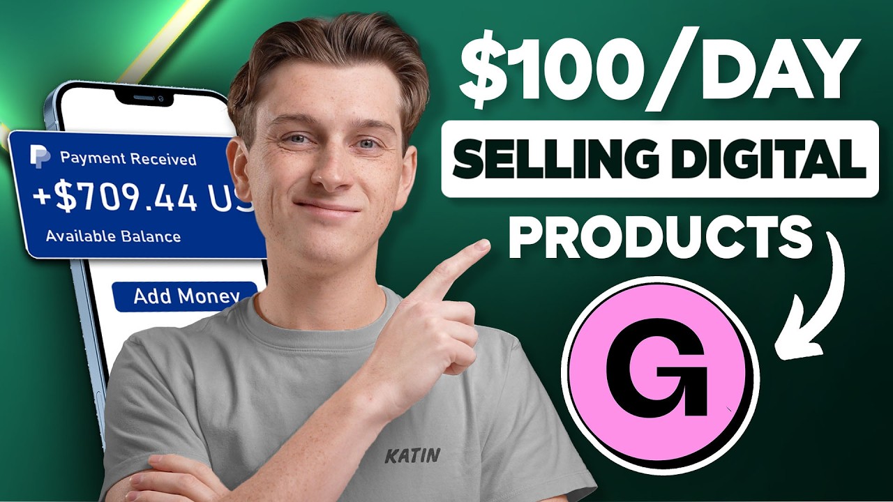 How to Make Money Online Selling Digital Products on Gumroad (Step-by-Step) - YouTube