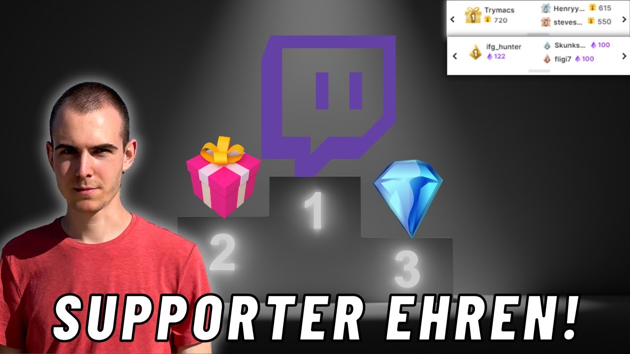 Top Bits Cheerer & Sub Gifter Rangliste richtig einstellen! 🥇 Weg zum ...