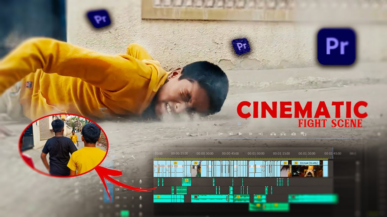 Best Cinematic Fighting scene | Hero Entry | Premiere pro | Action ...