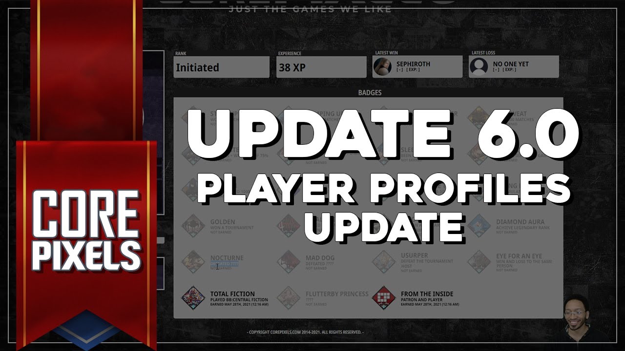 Scorebars Update: Version 6.0 - Player Profiles Update (FGC Scoreboard ...
