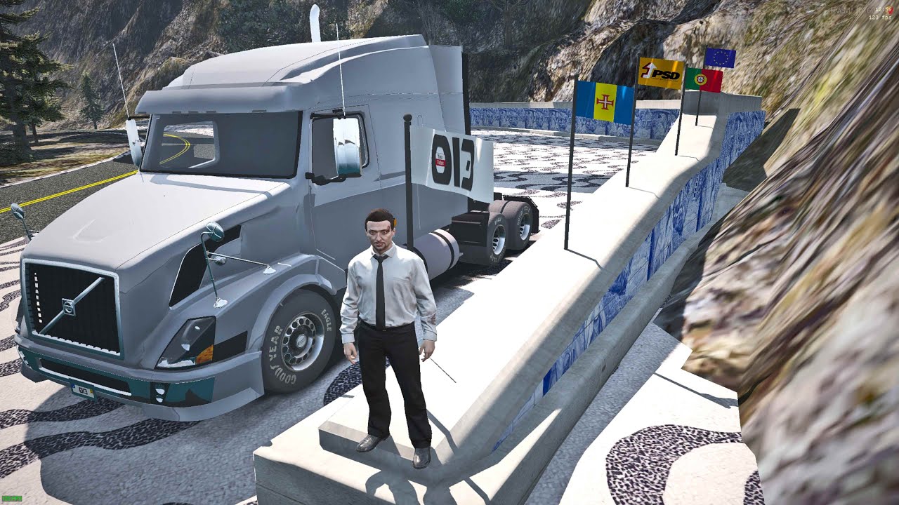 GTA 5 Volvo VNL 630 vip mod oi3 FiveM - YouTube