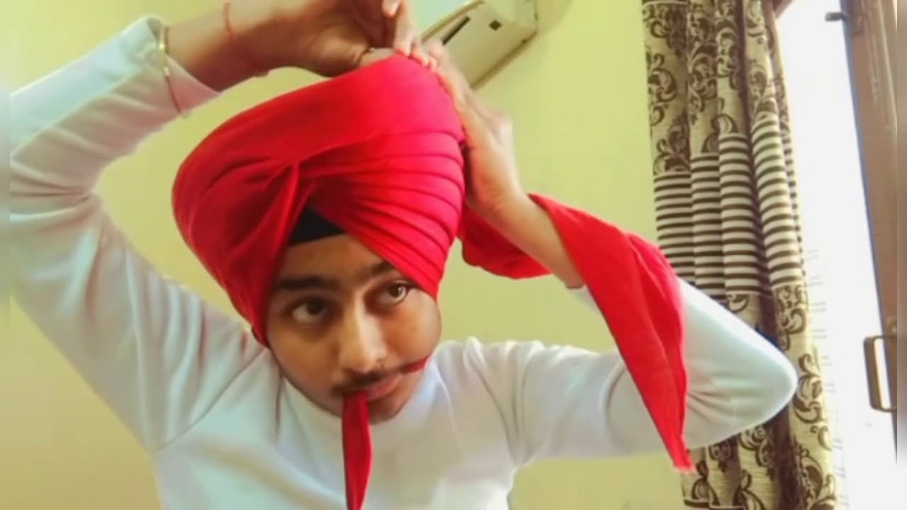 How to tie amritsari 9 laddi turban with Garry Sokhi - YouTube