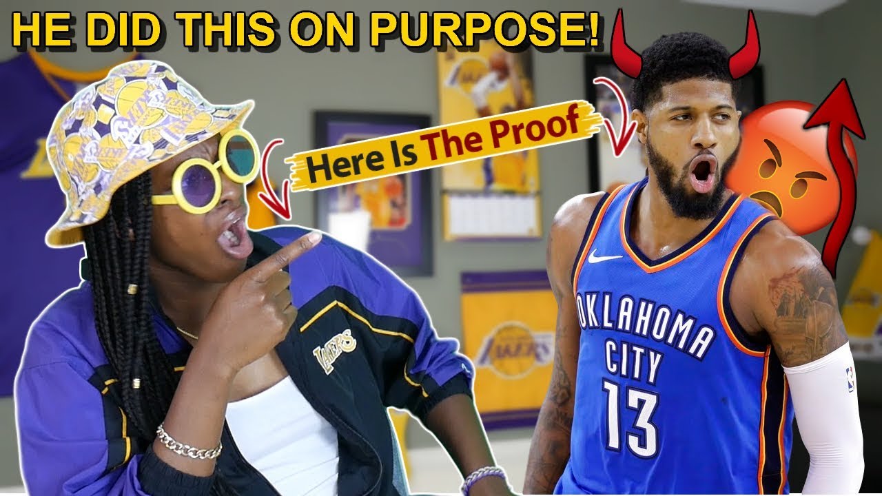 THE REAL REASON WHY LAKERS FANS ARE MAD AT PAUL GEORGE! IT'S NOT ...