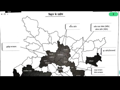 Bihar GK revision series on map: industries of Bihar Bihar ke udyog ...