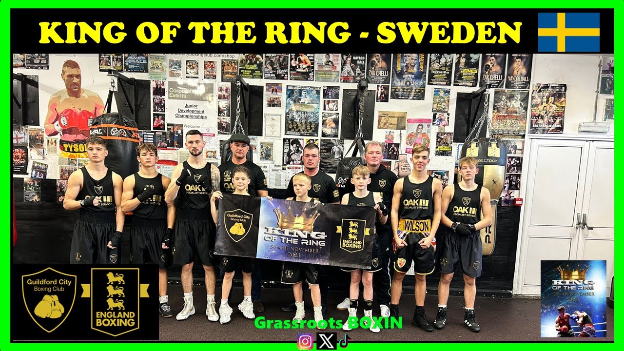 Road to King of the Ring, Sweden. Guildford City Boxing Club - YouTube