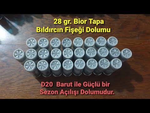 BILDIRCIN FİŞEĞİ DOLUMU / D20 İLE, 9 Nr. 28 gr. DOLUMA YENİ BAŞLAYAN DOSTLARIMIZA SEZON ARMAĞANI..😊