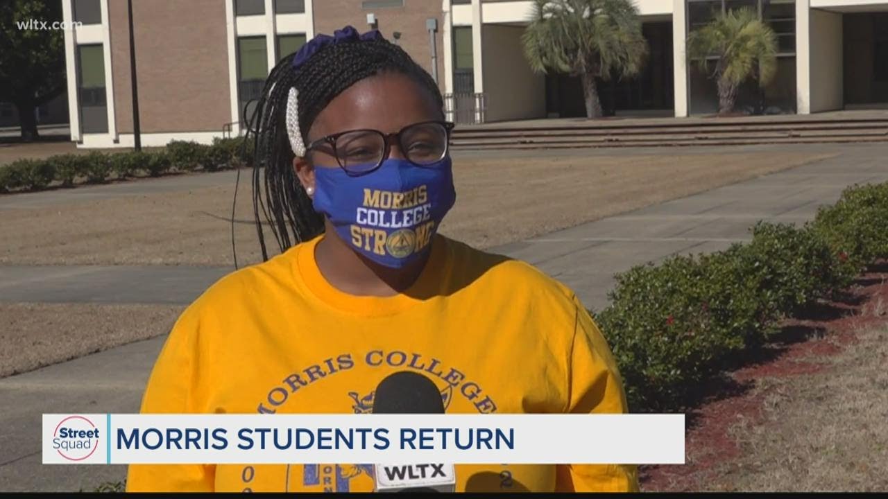 Students return to Sumter's Morris College - YouTube
