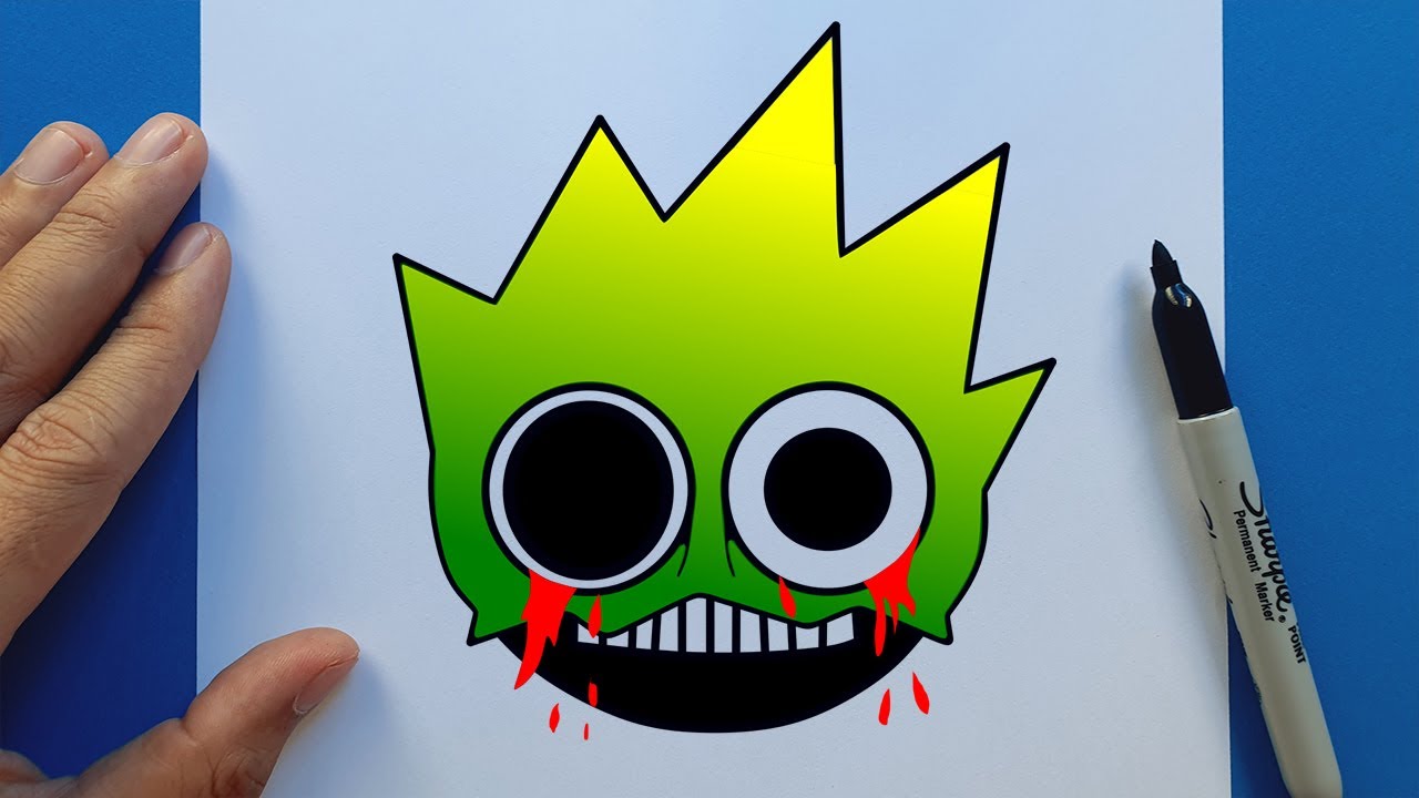 Incredibox Sprunki - How To Draw Horror Owakcx Sprunki Easy - YouTube