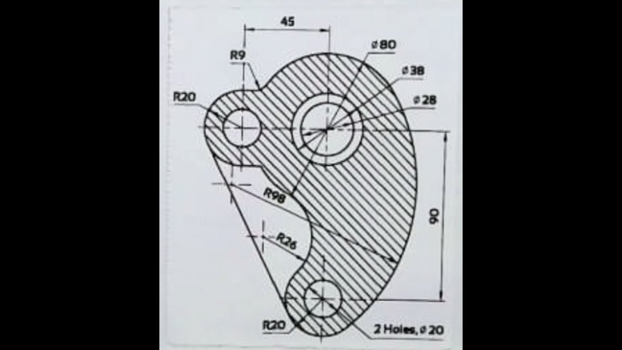 Machine drawing - YouTube