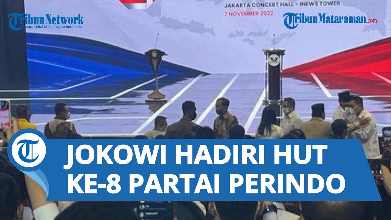 Presiden Joko Widodo Hadiri HUT ke-8 Partai Perindo dan Disambut oleh ...