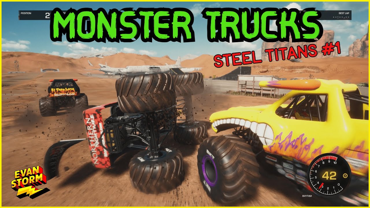 Monster Trucks Steel Titans FIRST GAME PLAY - YouTube
