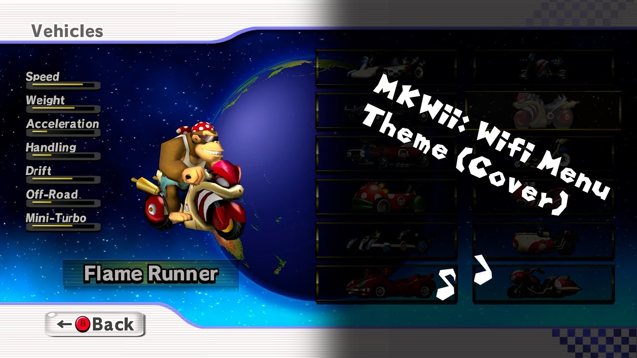 Mario Kart Wii - Wifi Menu Theme (cover) - YouTube