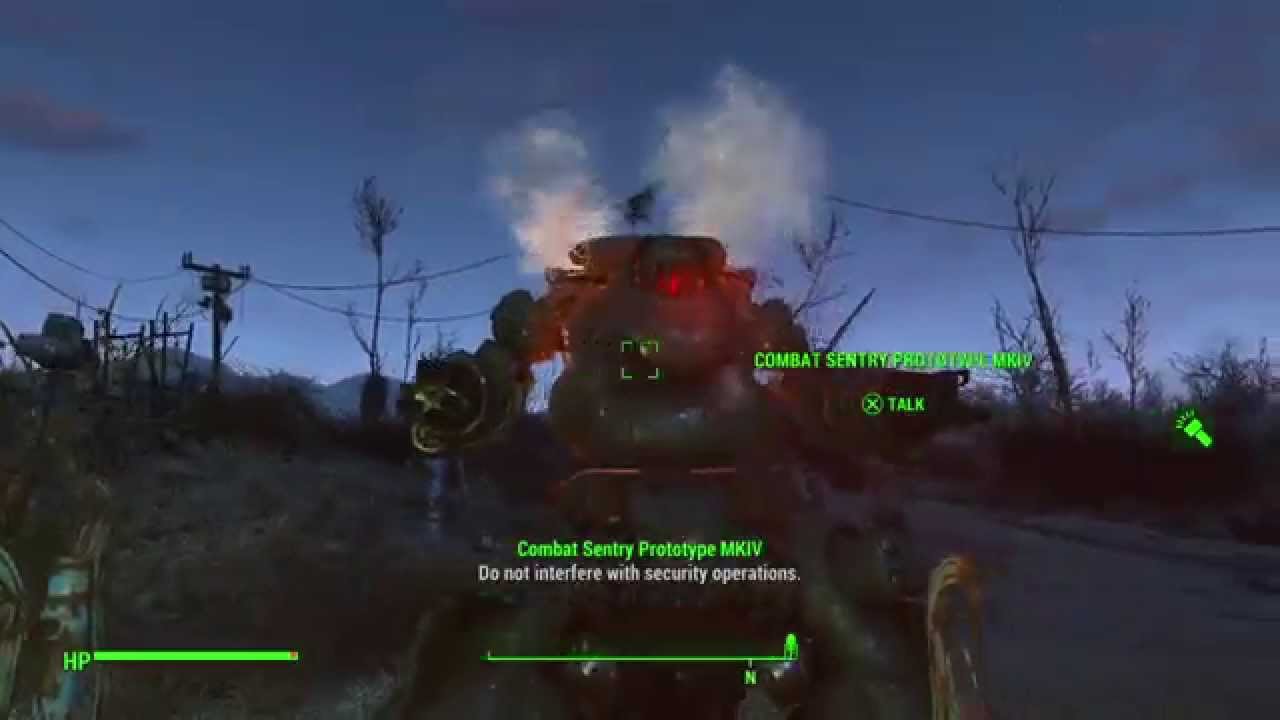 Fallout 4: Combat Sentry companion! - YouTube
