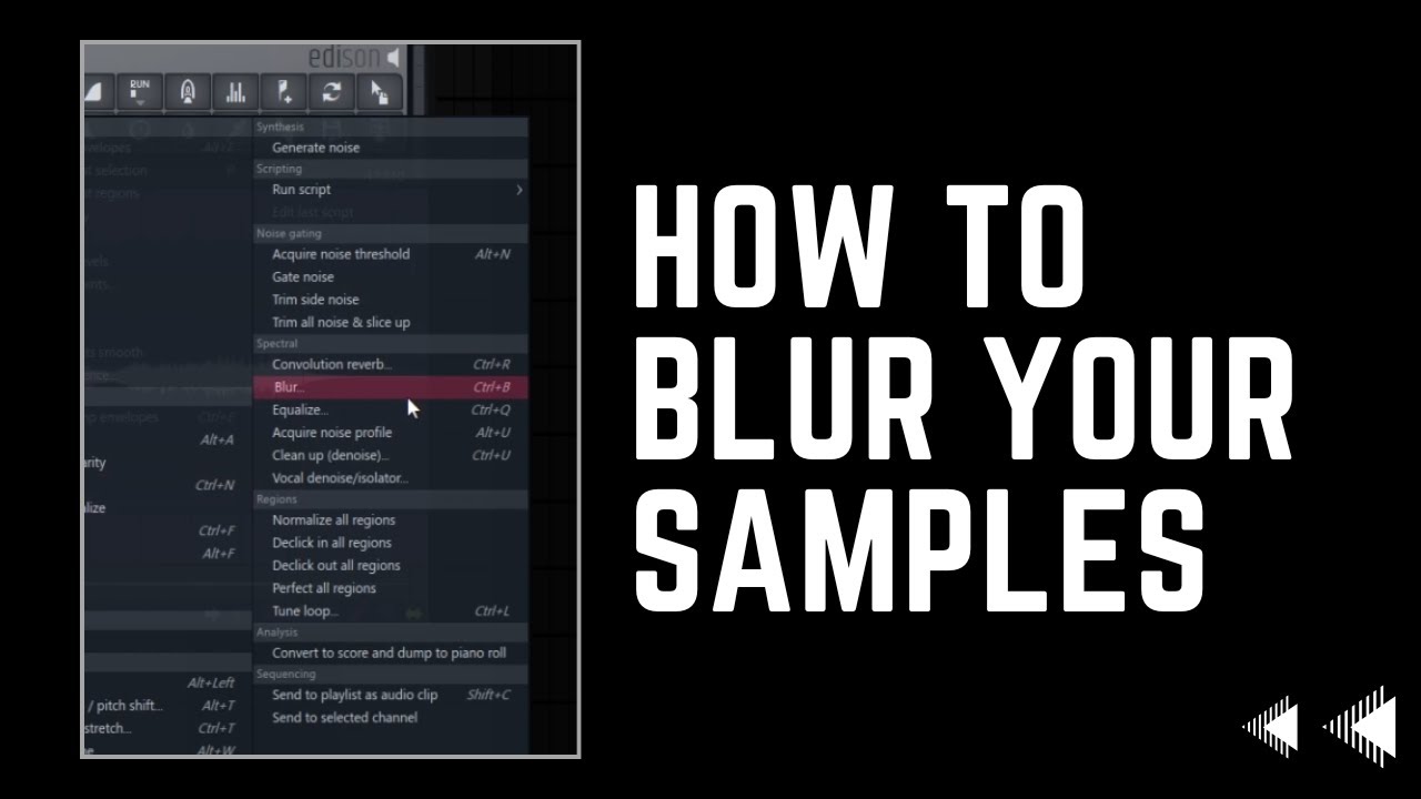 How To Blur Samples | FL Studio Tutorial - YouTube