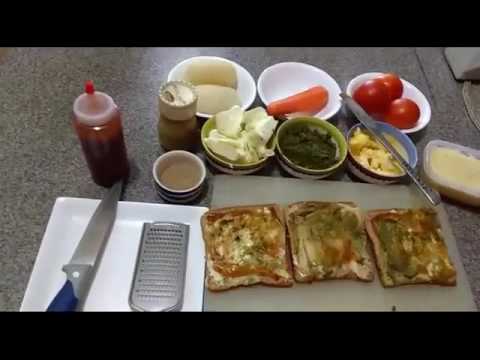 Simi's Kitchen 124 Delicious Vegetable Sandwich - YouTube