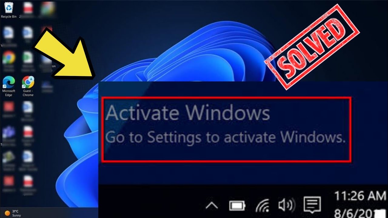 How to Disable Activation Watermark in Windows 11/10 (EASY) - YouTube