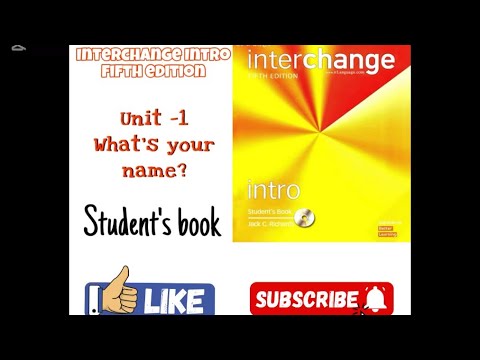 Interchange intro fifth edition / Student’s book Unit-1 What’s your ...