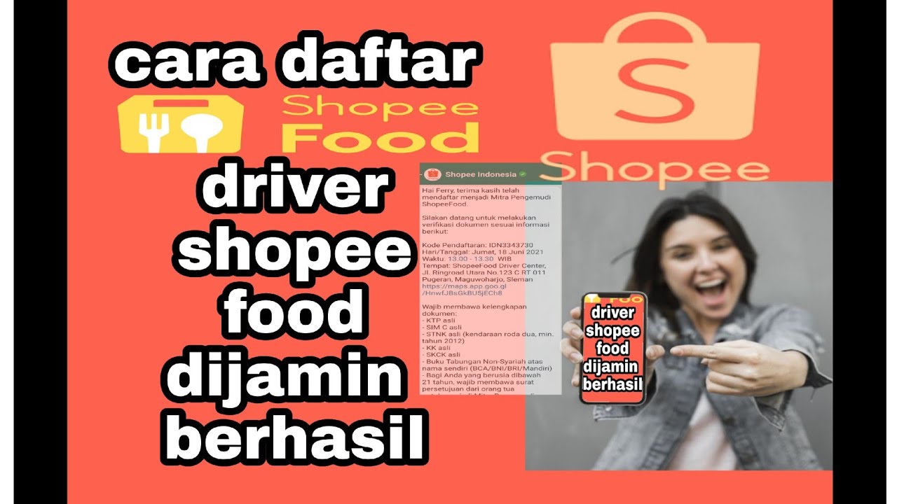 cara daftar driver shopee food terbaru #shopeefood - YouTube