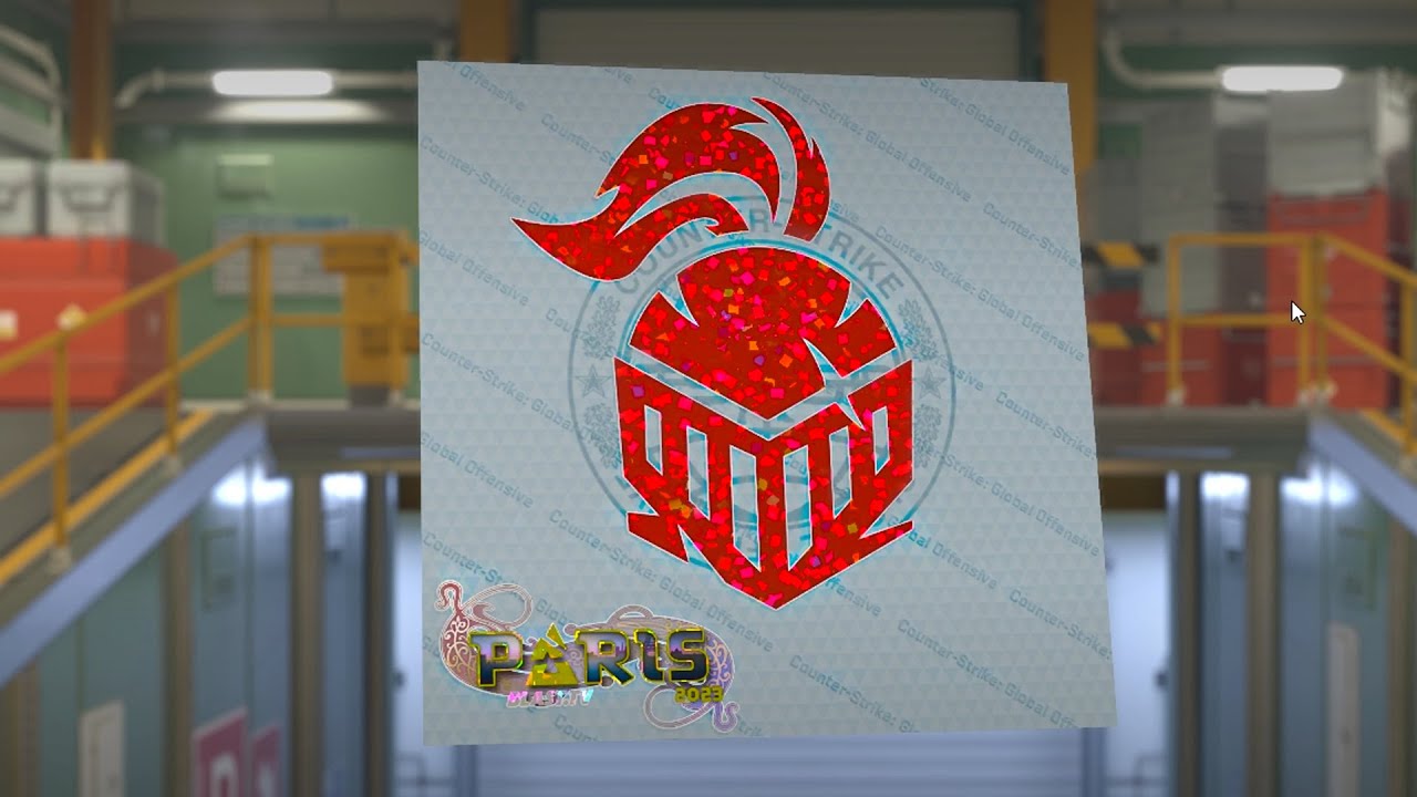 CS2 Updated INTO THE BREACH Glitter Paris Sticker - YouTube