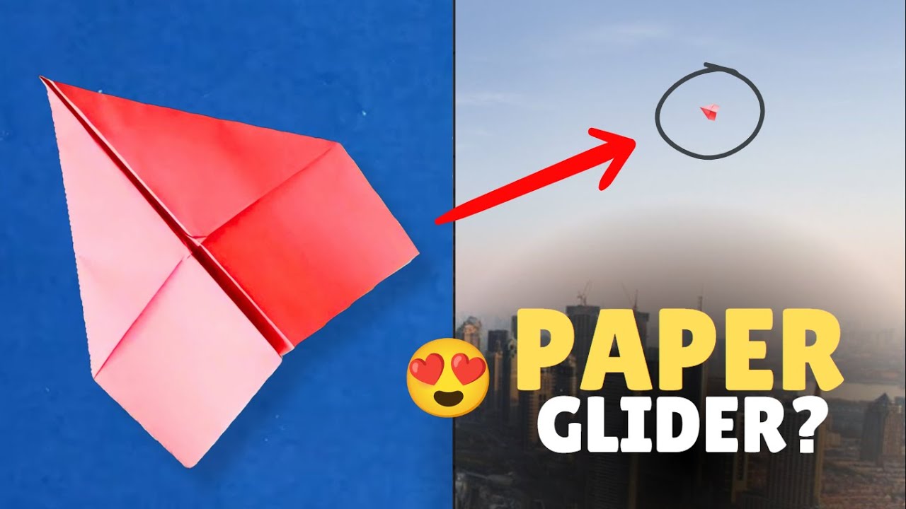 How to Make Paper Airplane Glider - Simple Paper Aeroplane Step By Step ...
