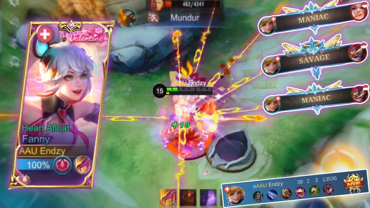 FANNY HEART AFLOAT SKIN!! Nzy Review Skin Fanny | Fanny Fasthand ...