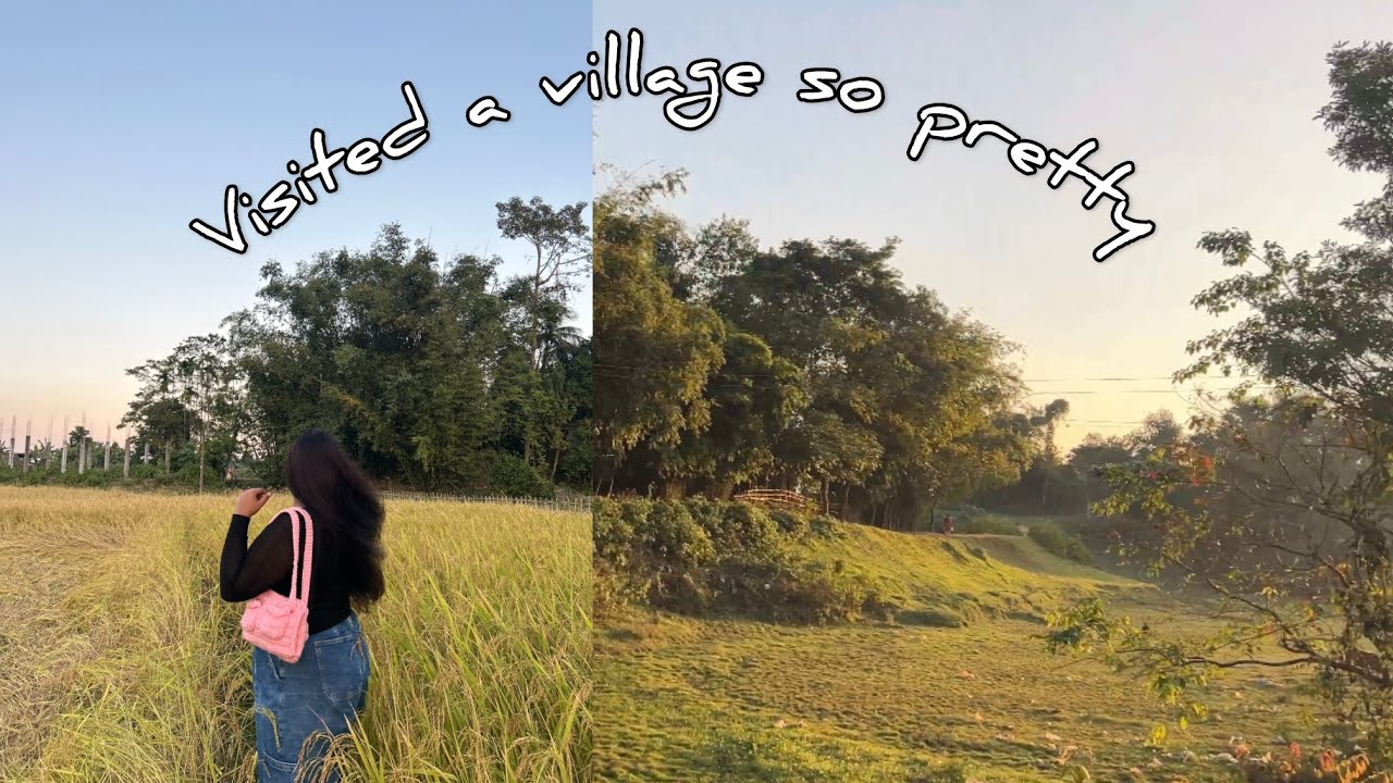 Visited a pretty village of silchar //village life// evening - YouTube