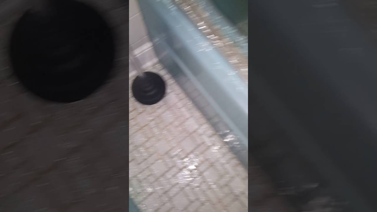 Exploding shower glass door - YouTube