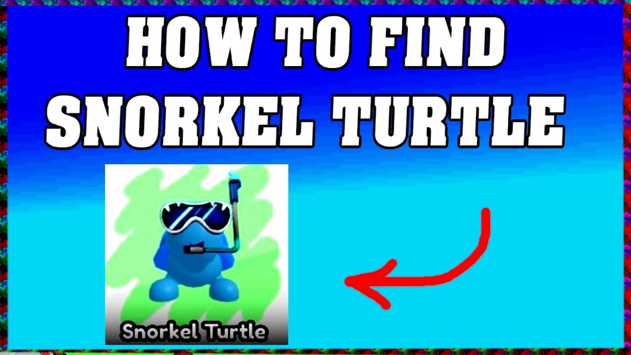 How To Find SNORKEL TURTLE in FIND THE TURTLES ROBLOX 🐢 [walkthrough ...