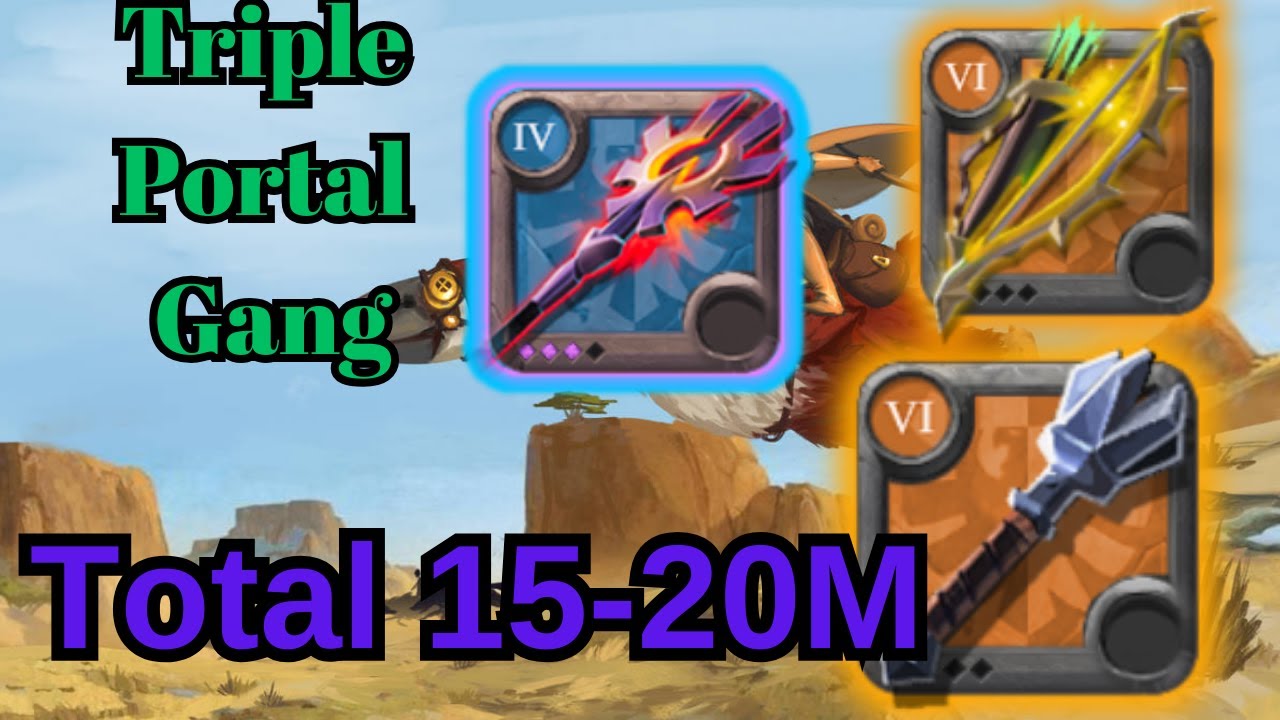 Albion Online Triple Portal Gang l Albion Online l Gang - YouTube