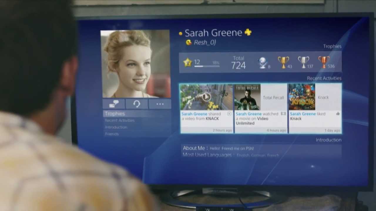 Playstation 4 User Interface Overview - E3 2013 Trailer - YouTube