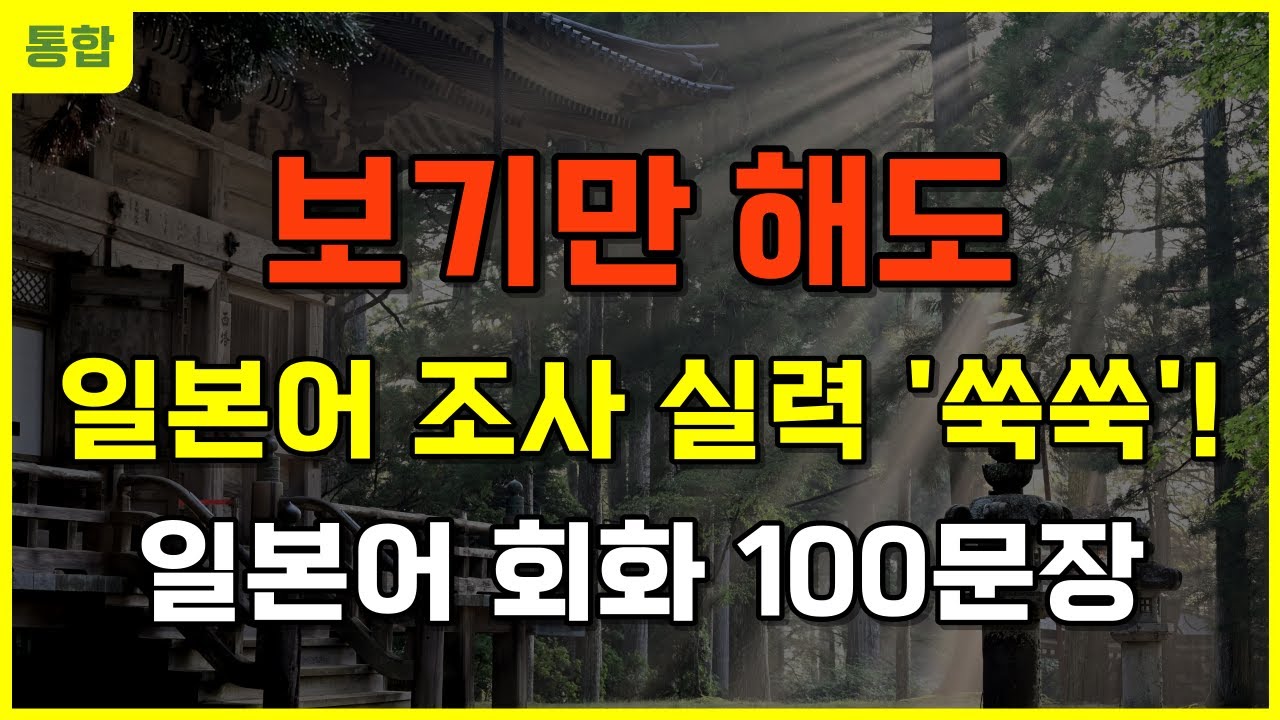 아리가또일본어 보기만 해도 일본어 조사 실력 쑥쑥 기초 일본어 100문장 일본어회화일본어반복일본어공부기초일본어
