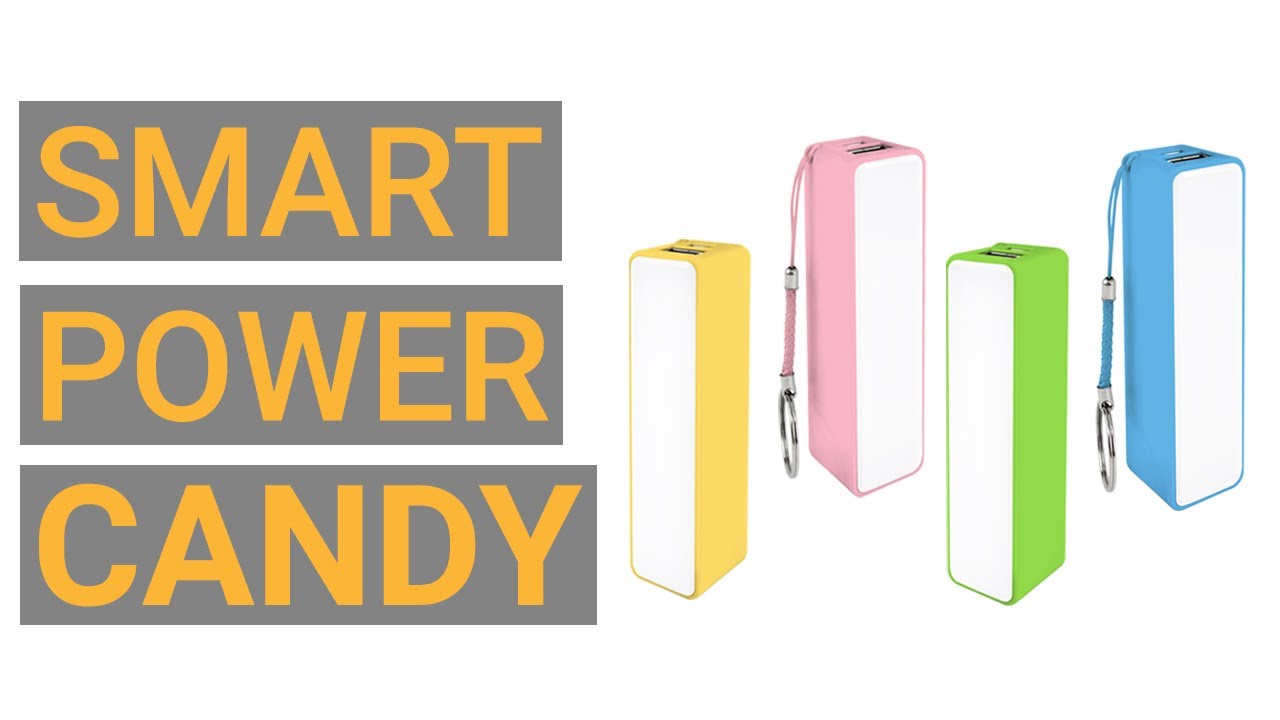 SMART POWER CANDY - 2200 mAh POWERBANK - YouTube