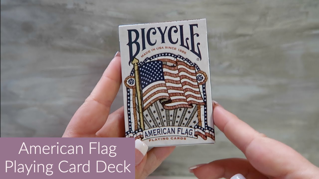 Bicycle American Flag Playing Card Deck - YouTube