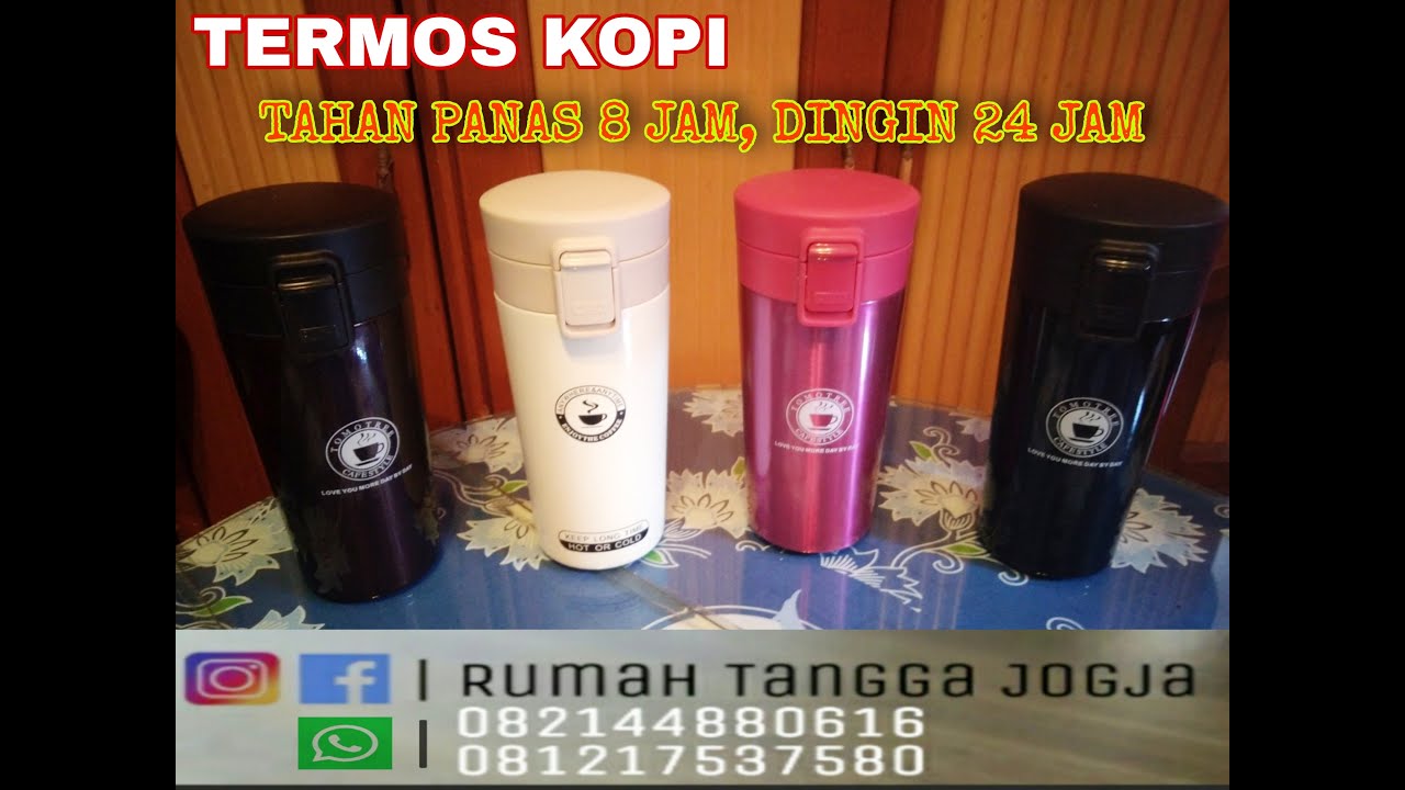 Termos kopi 380ml / Termos Kopi Tahan Panas / Termos Kopi Terbaik - YouTube