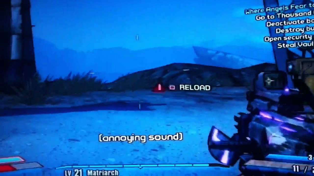 Borderlands 2- Cutting Edge Bane. Cursed Weapon. - YouTube