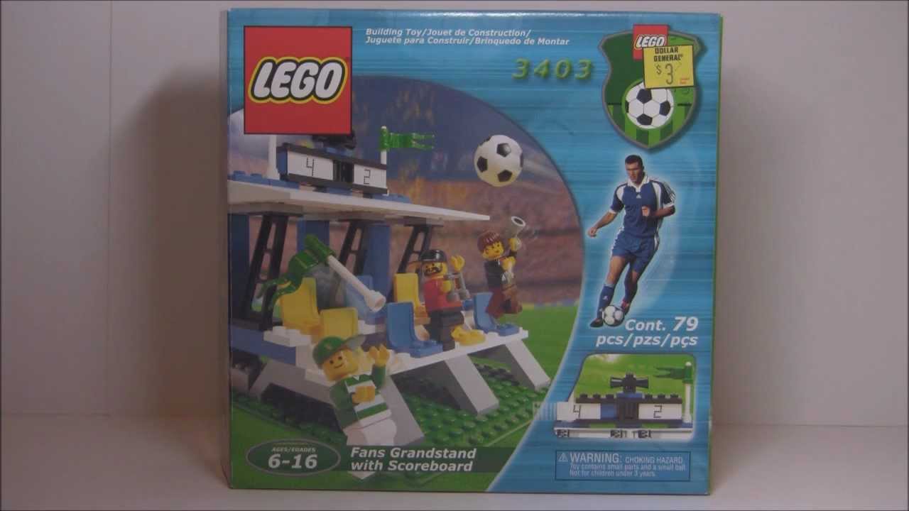 LEGO Review #19 - 3403 Fans' Grandstand (2000) - YouTube