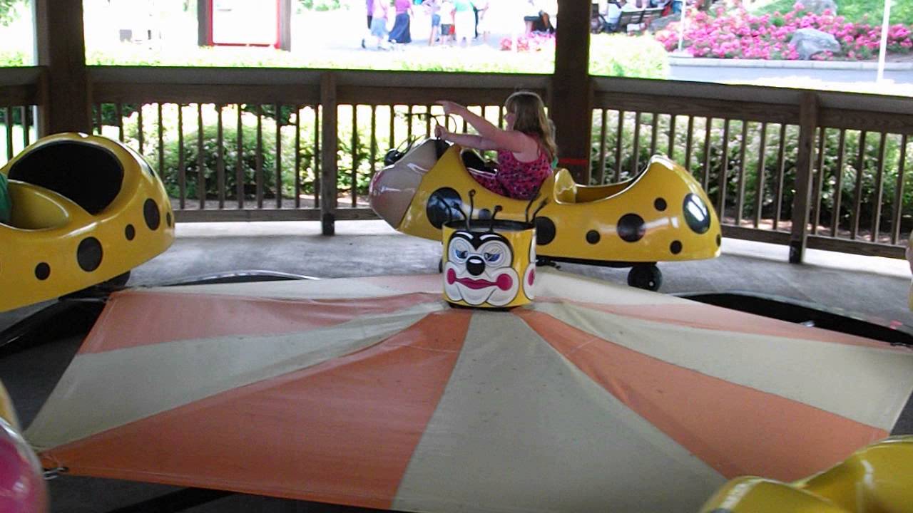 Ladybug Ride at Hershey Park - YouTube