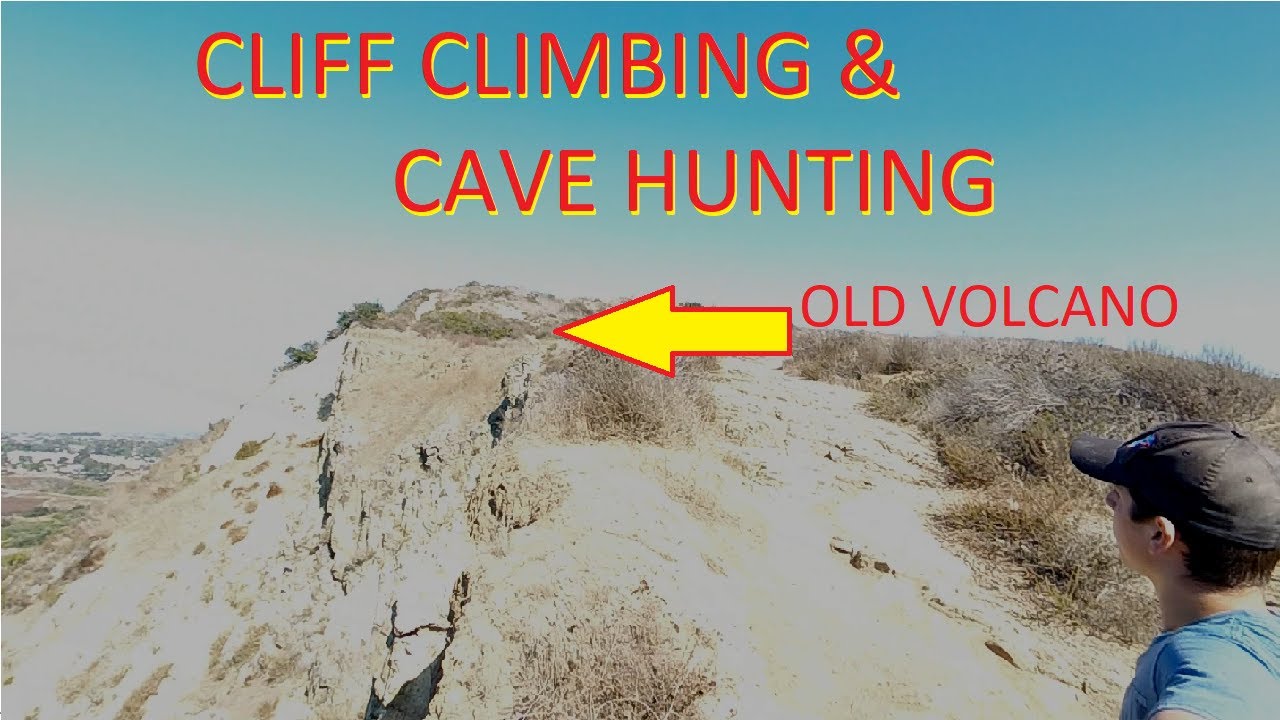 Cliff climbing and cave hunting - YouTube