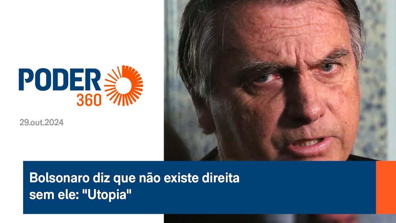 Bolsonaro diz que não existe direita sem ele: "Utopia" - YouTube