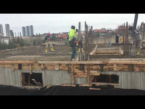 26. Giriş kat zemin beton atma