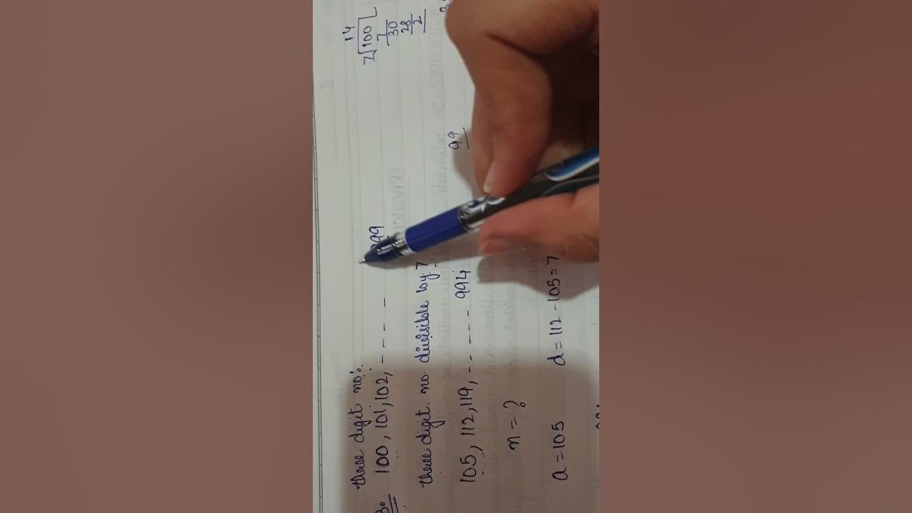 How many three digit numbers are divisible by 7? | Arithmetic ...