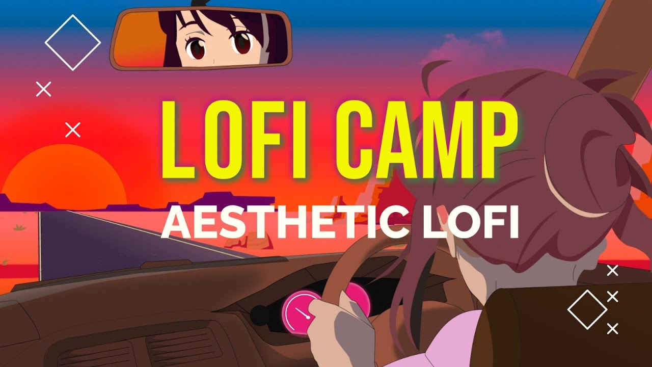 Magic Hour Chill Drive 🌅 Best Sunset & Anime Girl [Lofi / Jazzhop ...