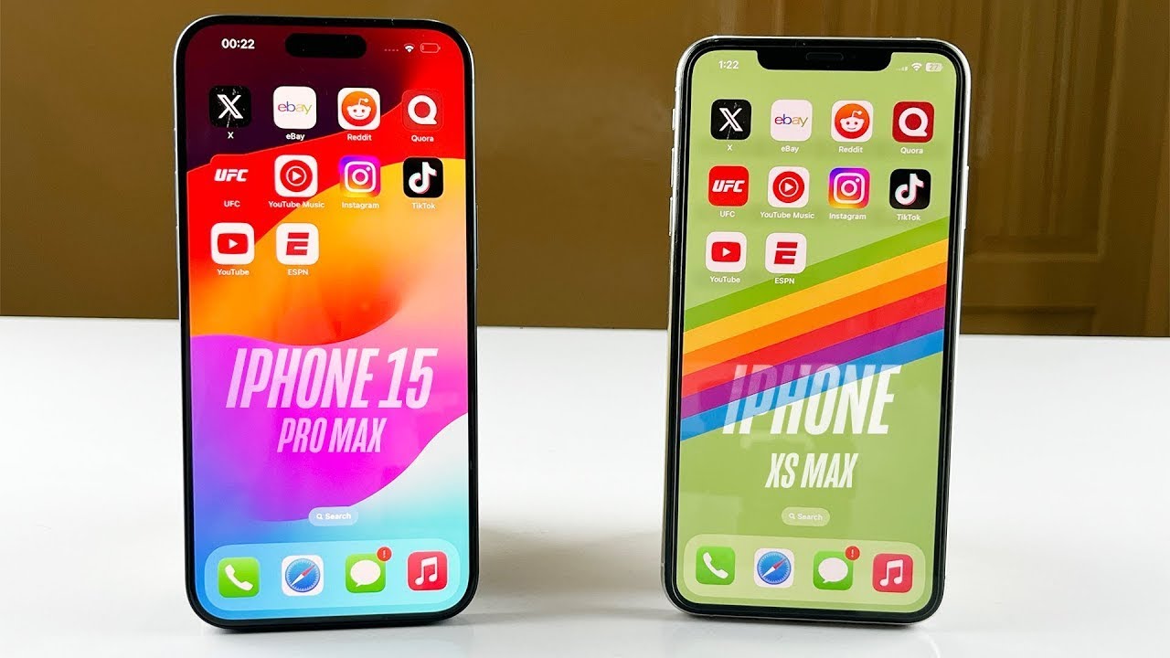 iPhone 15 Pro Max vs iPhone XS MAX - Speed Test! - YouTube