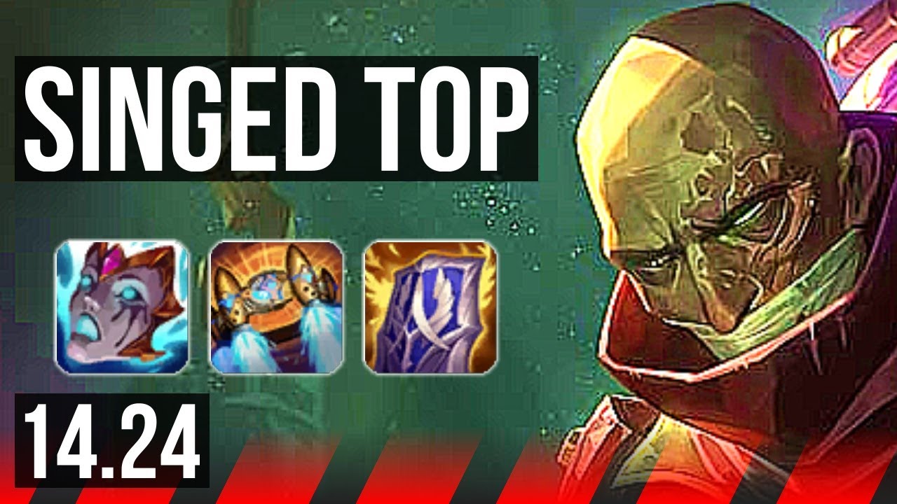 SINGED vs DR. MUNDO (TOP) | 77% winrate, Rank 9 Singed | KR Master | 14 ...