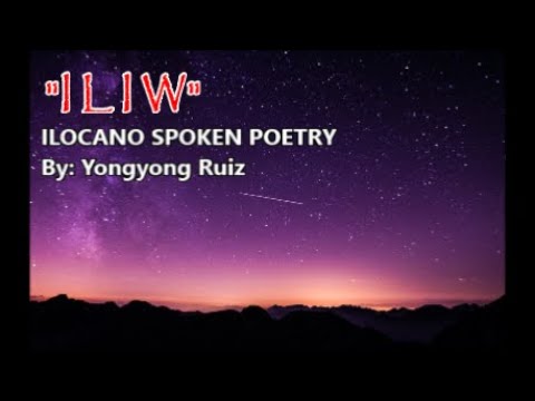 ILIW - Ilocano Spoken Poetry - YouTube