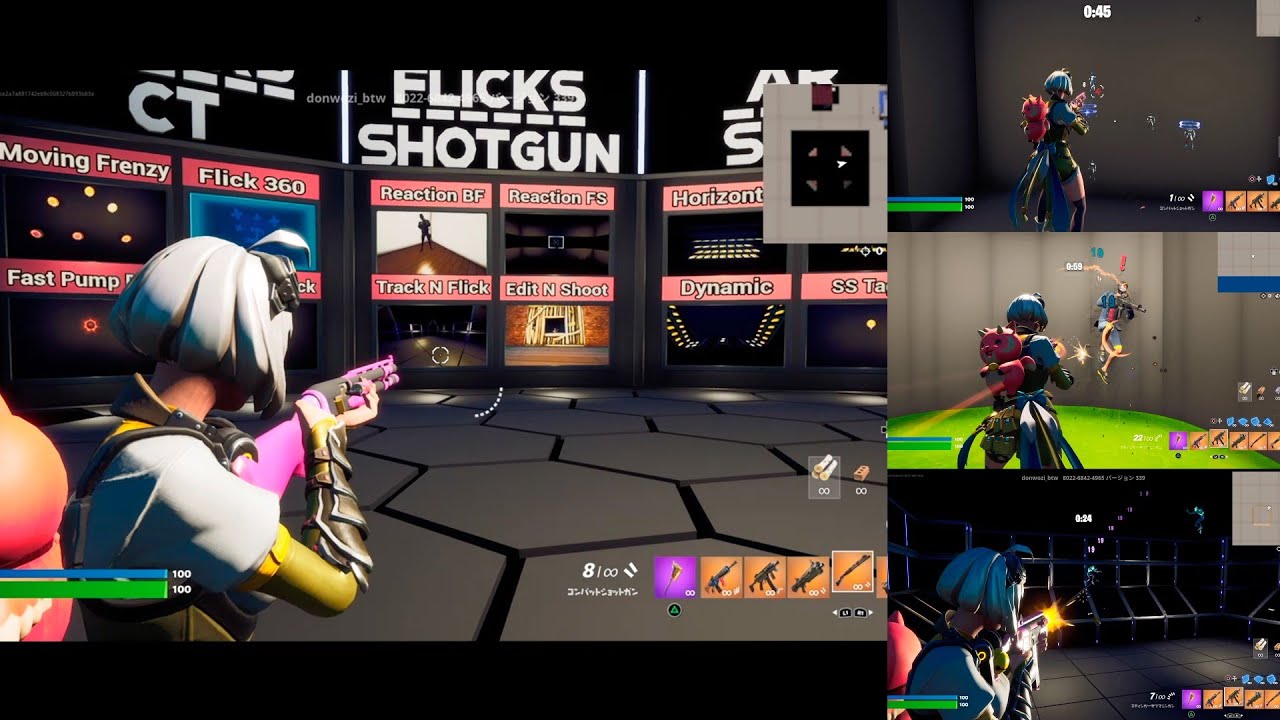 【エイム強化練習 #3】「Skaavok Aim Trainer」でAimトレーニング③ 【Fortnite/クリエイティブ】 : FU Games