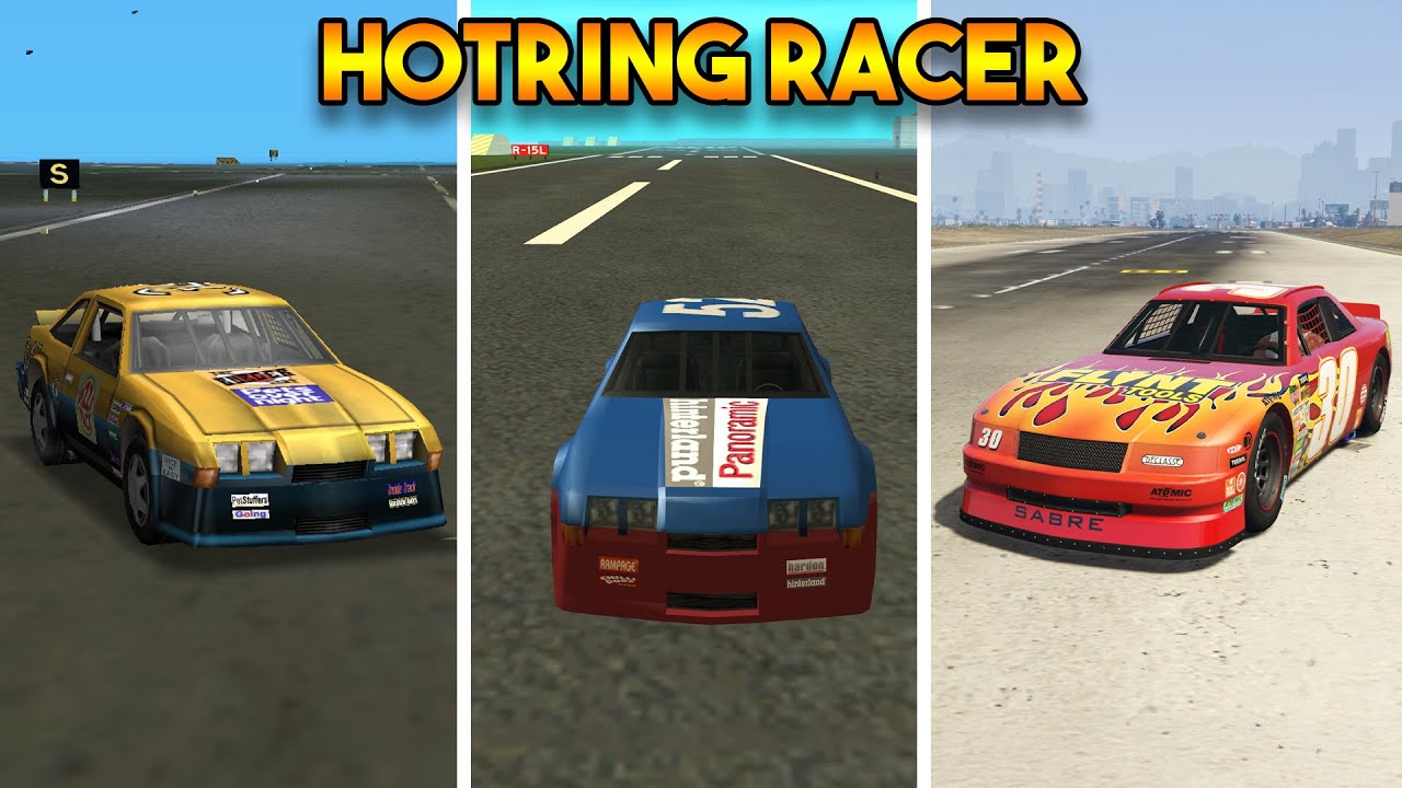 HOTRING RACER CAR FROM EVERY GTA GAME (GTA GAMES COMPARISON) - YouTube