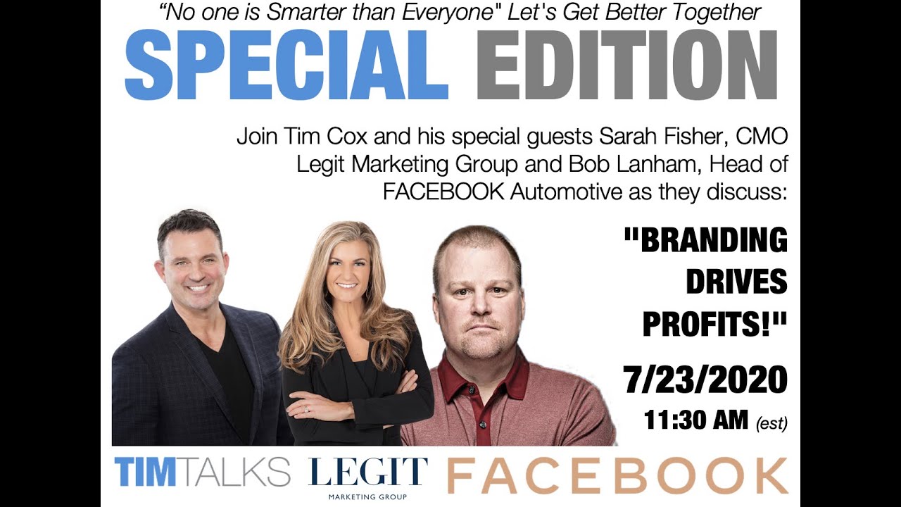 SPECIAL EDITION TIMTALKS: Branding Drives Profits! with Bob Lanham and ...