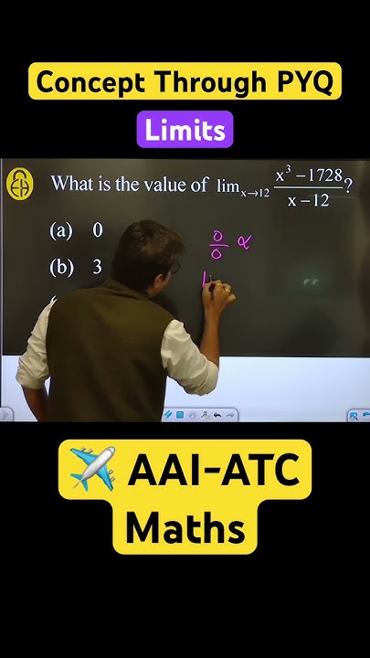 Dec 2023 Shift-1 | AAI-ATC Maths | Limits #aaiatc #maths #shorts - YouTube
