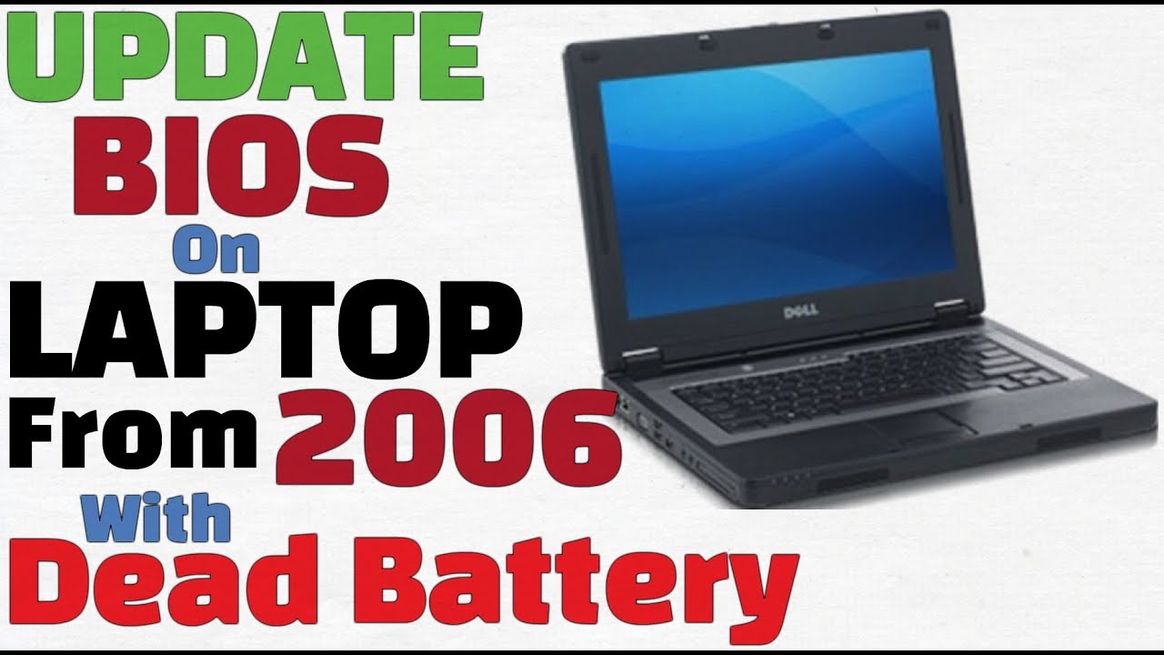 Update the BIOS version of a Laptop from 20 years ago - YouTube